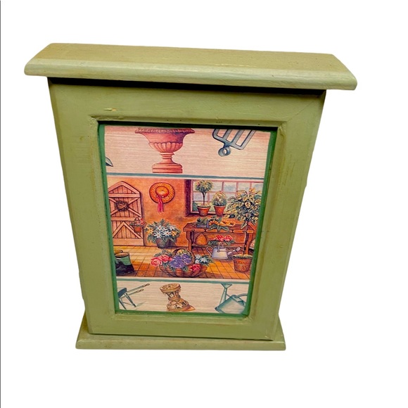 Storage & Organization | Decorative Wooden Key Holder Box | Poshmark